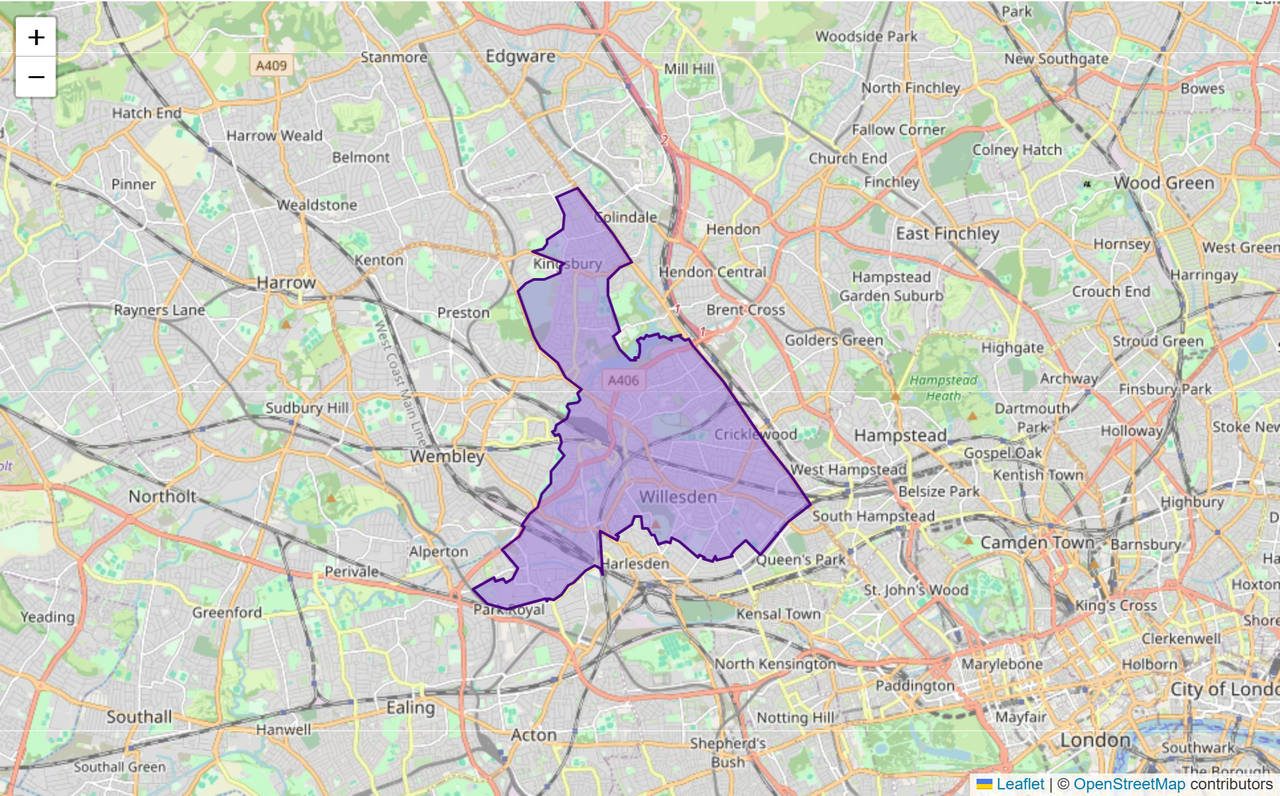 Brent East Constituency: Map, Wards & Population | Baseview UK