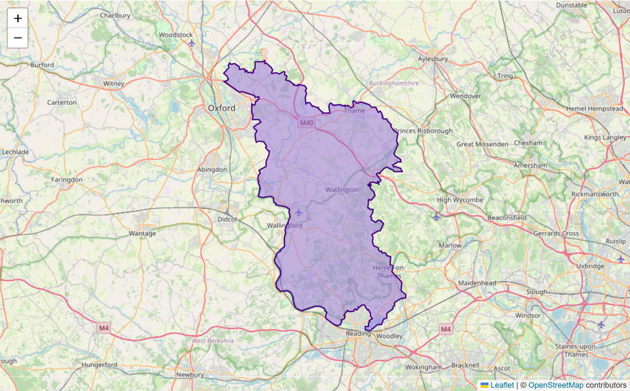 Henley and Thame Constituency: Map, Wards & Population | Baseview UK