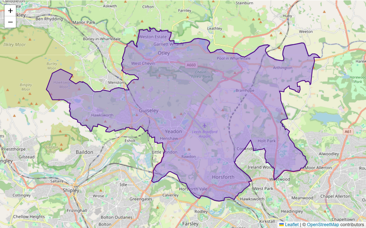 Leeds North West Constituency: Map, Wards & Population Data | Baseview UK