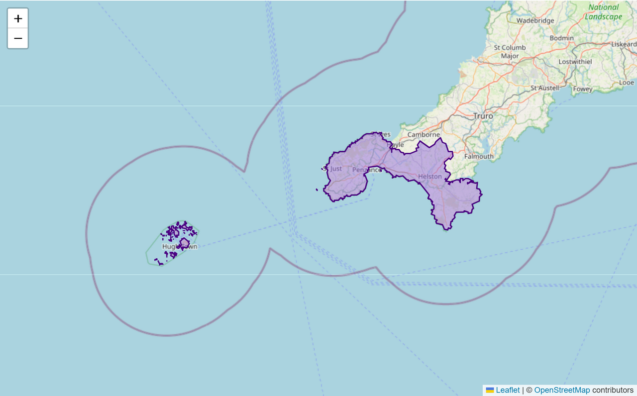 St Ives Constituency: Map, Wards & Population | Baseview UK