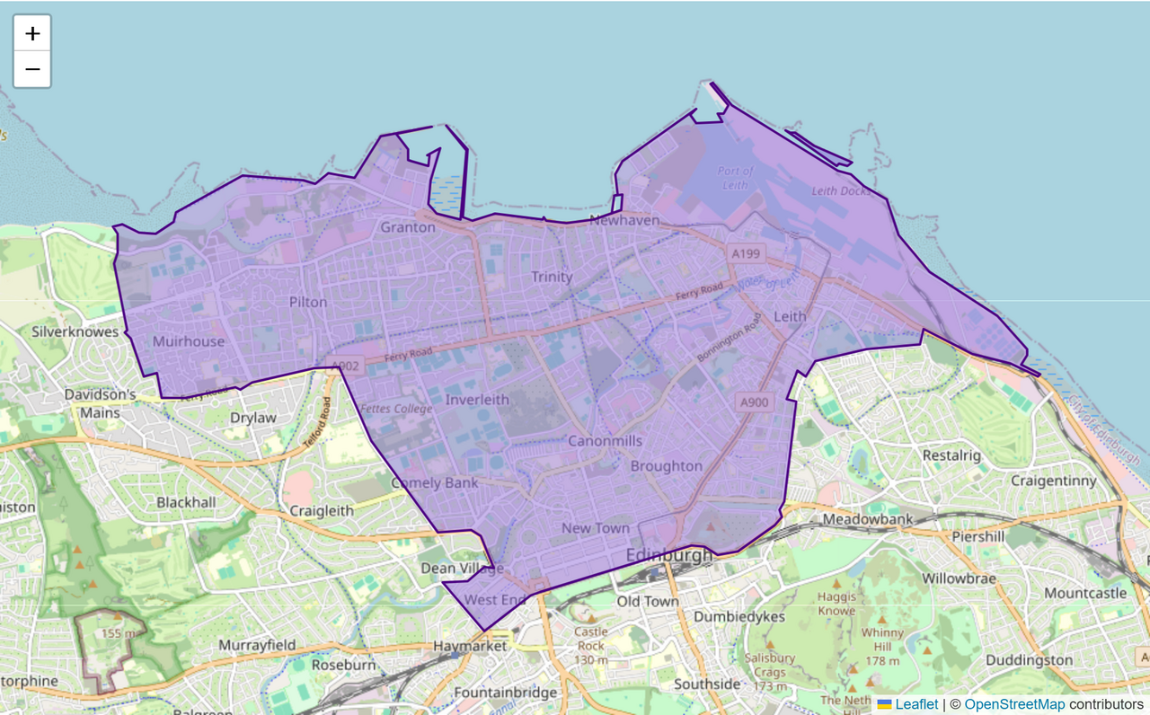 Edinburgh North and Leith Constituency: Map, Wards & Population Data ...