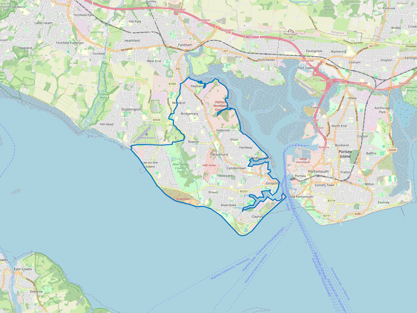 Gosport Local Authority District (Hampshire) | BaseView UK